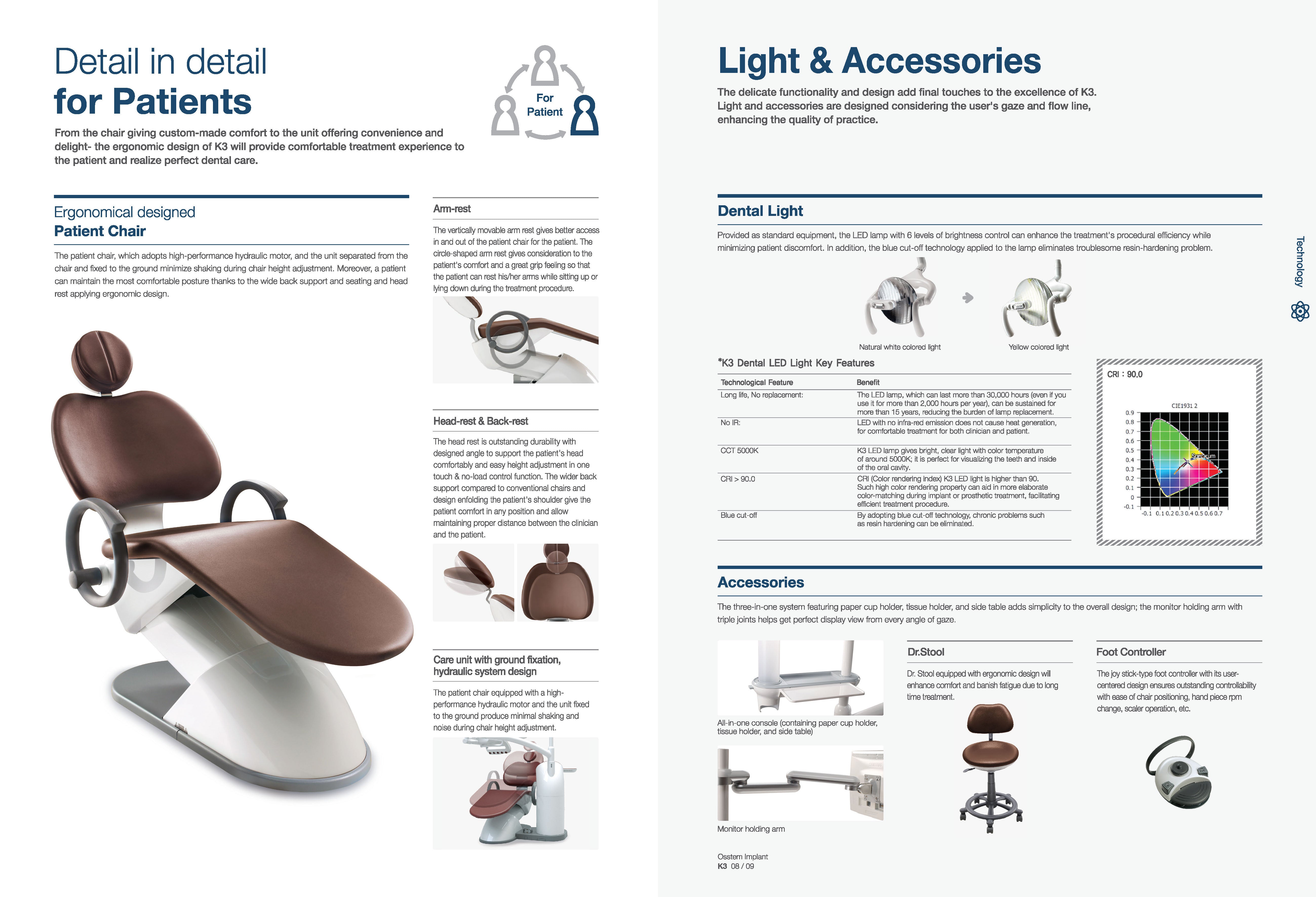 Osstem K3 dental chair – Panrad